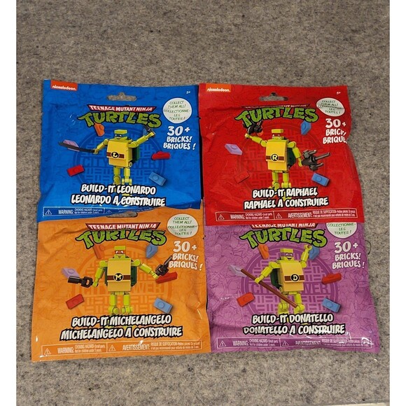 Toys | Tmnt Teenage Mutant Ninja Turtles Building Set Like Lego | Poshmark